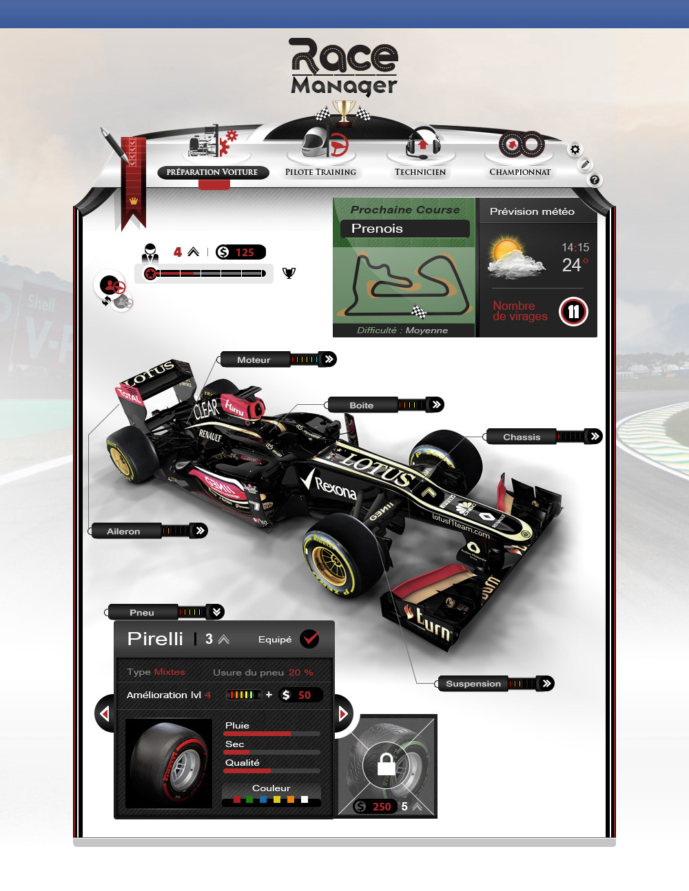 Race Manager – Gabriel Uribe Portfolio