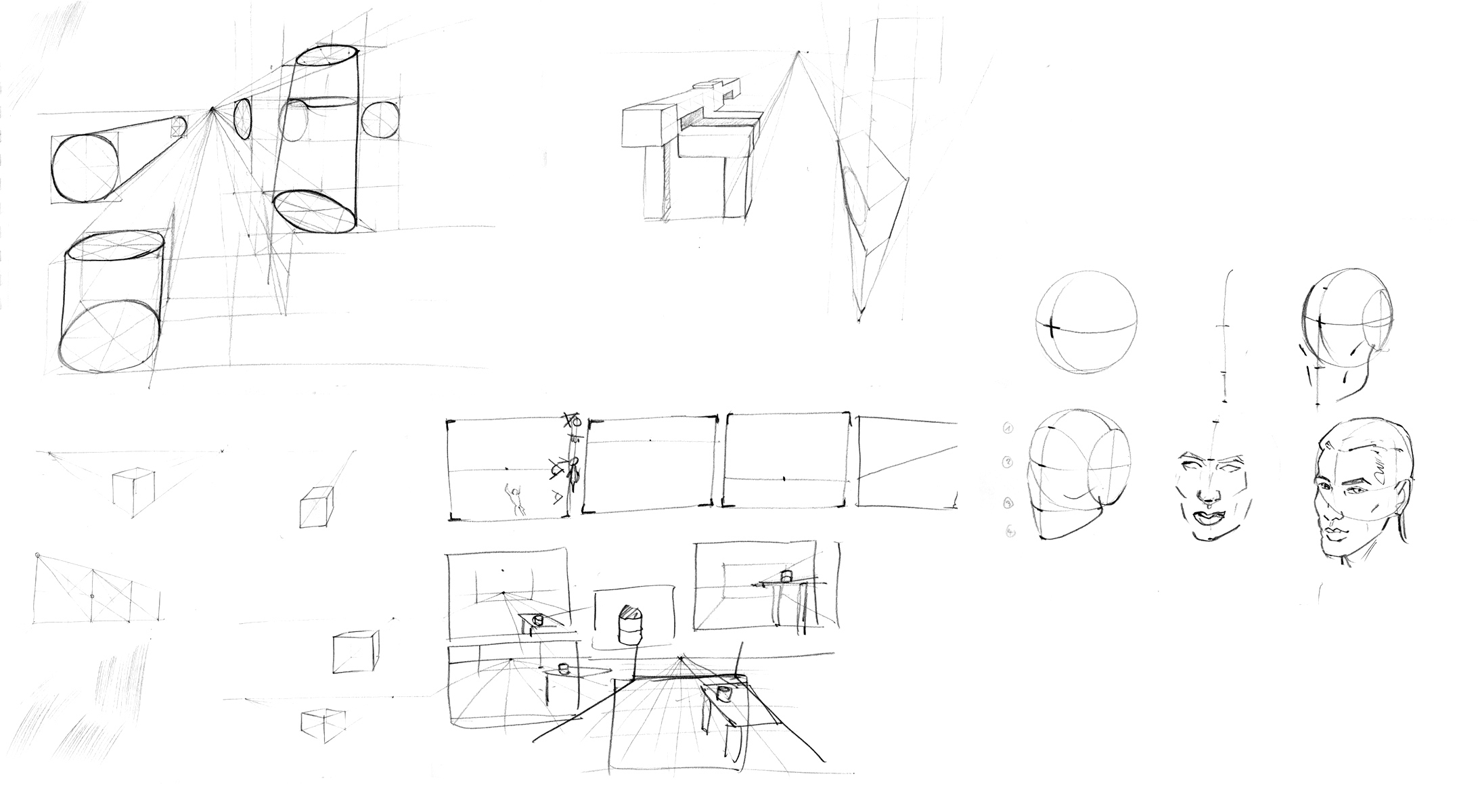 Etude Personnages #13 | Speed Sketching (2min) – Gabriel Uribe Portfolio